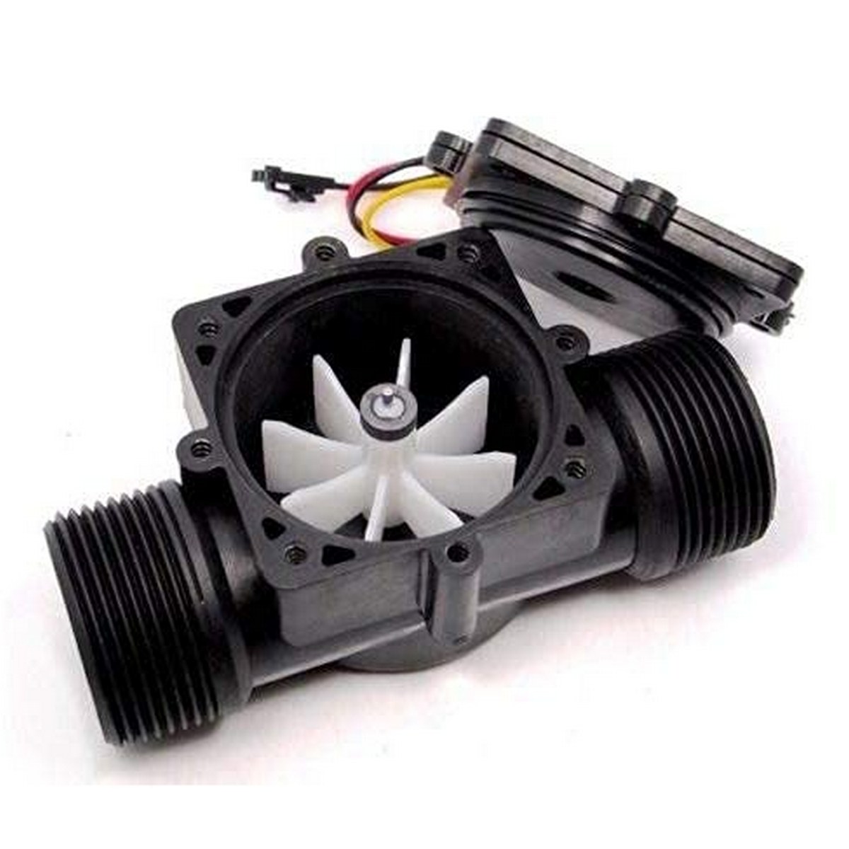 Water Flow Sensor Hall Effect Technology Flowmeter - RoboKid | Smart ...