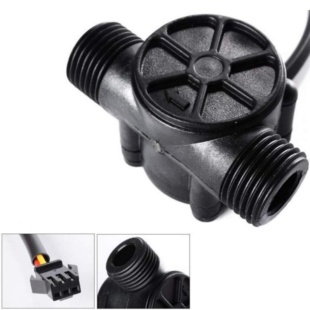 Water Flow Sensor Hall Effect Technology Flowmeter - RoboKid | Smart ...